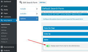 Test Search Form - Ivory Search